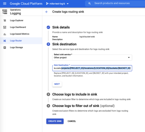 Centralize Logs From Multiple Projects On Google Cloud Platform | DoiT