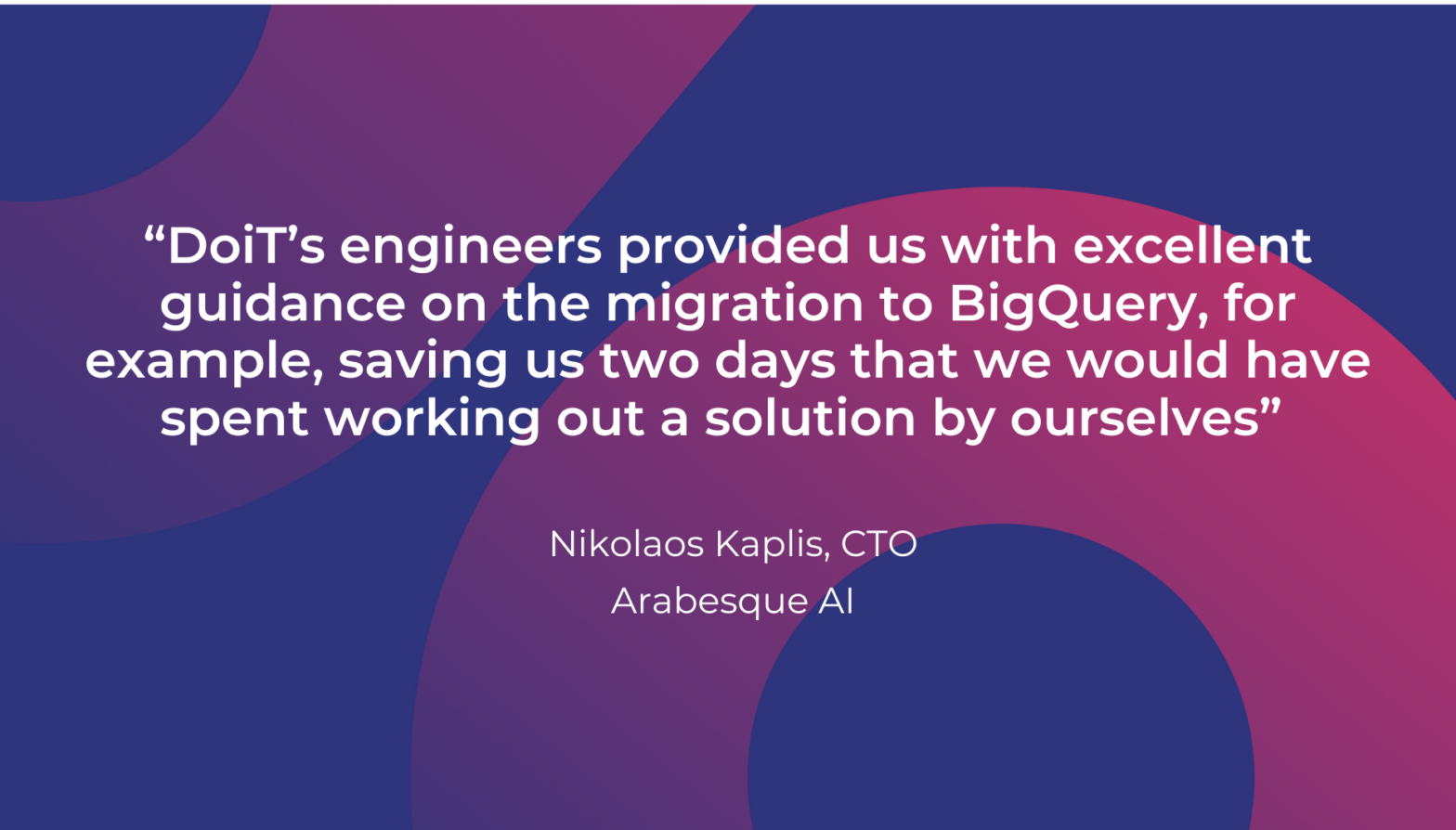 Arabesque AI: Delivering autonomous investing at scale through data, machine learning and AI | DoiT